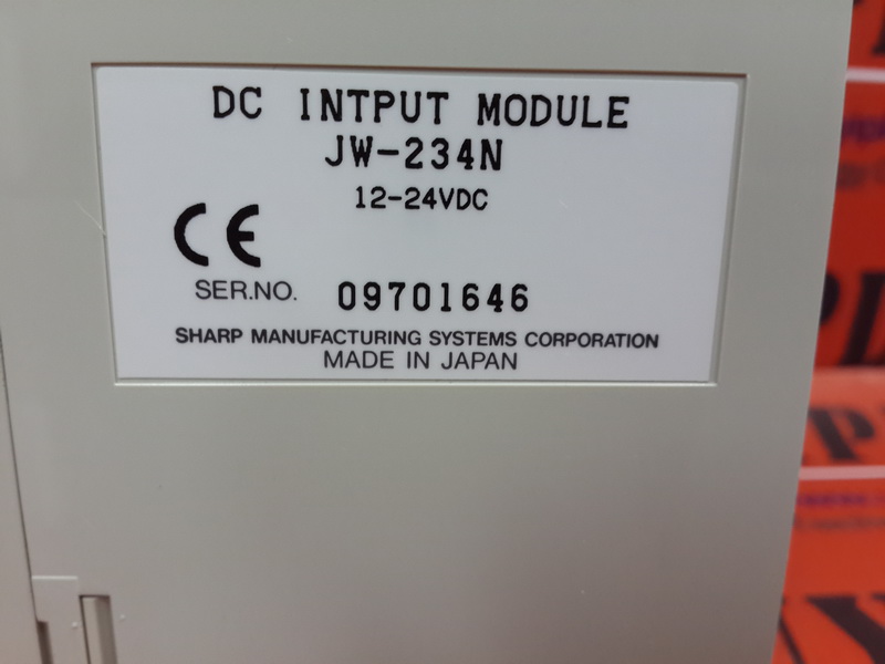 SHARP JW-234N DC INTPUT MODULE - 裕益科技自動化設備可程式編碼器PLC分散式控制系統DCS